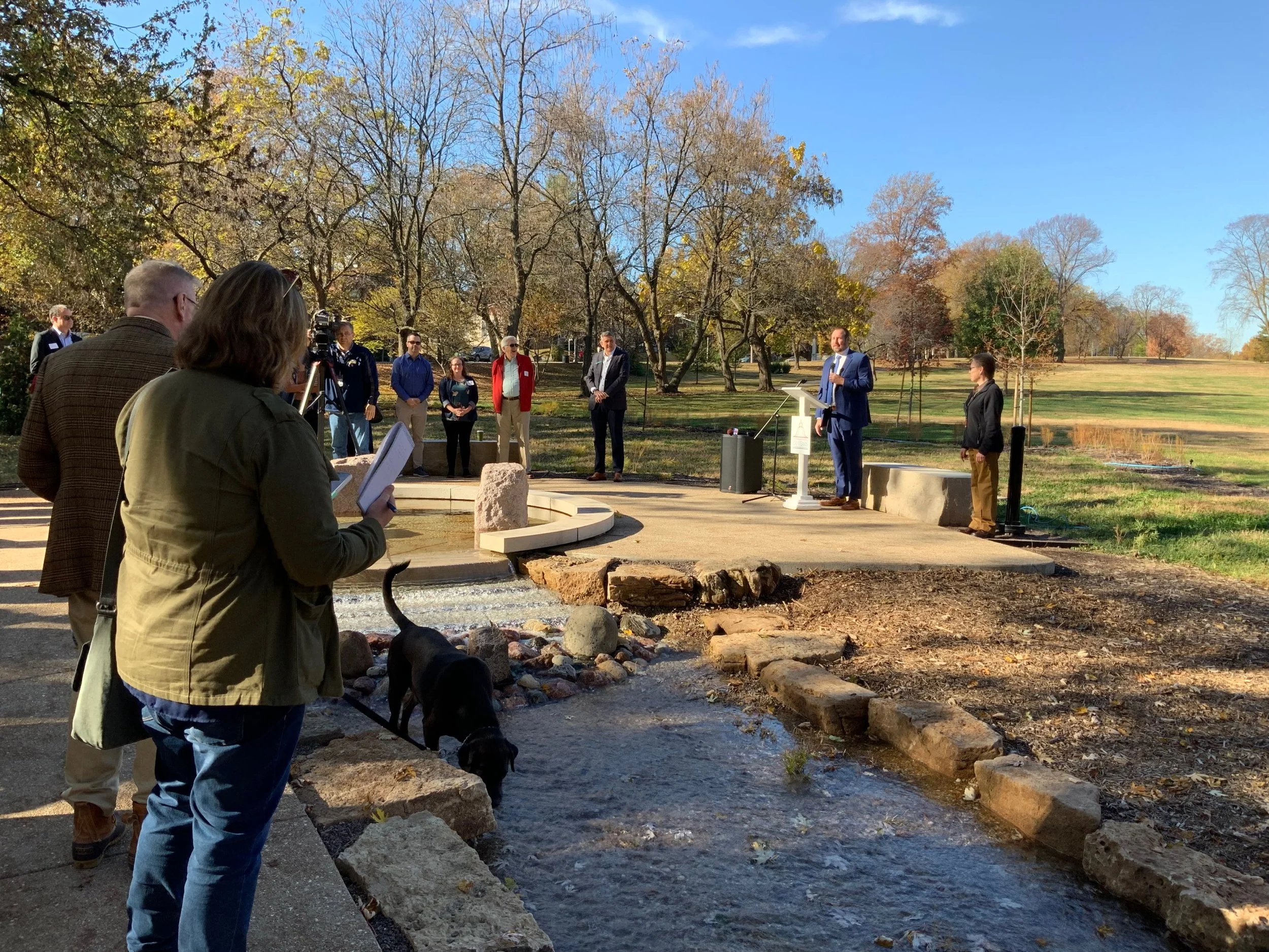 East Stream Nee Kee Nee Dedication Ceremony — Tower Grove Park