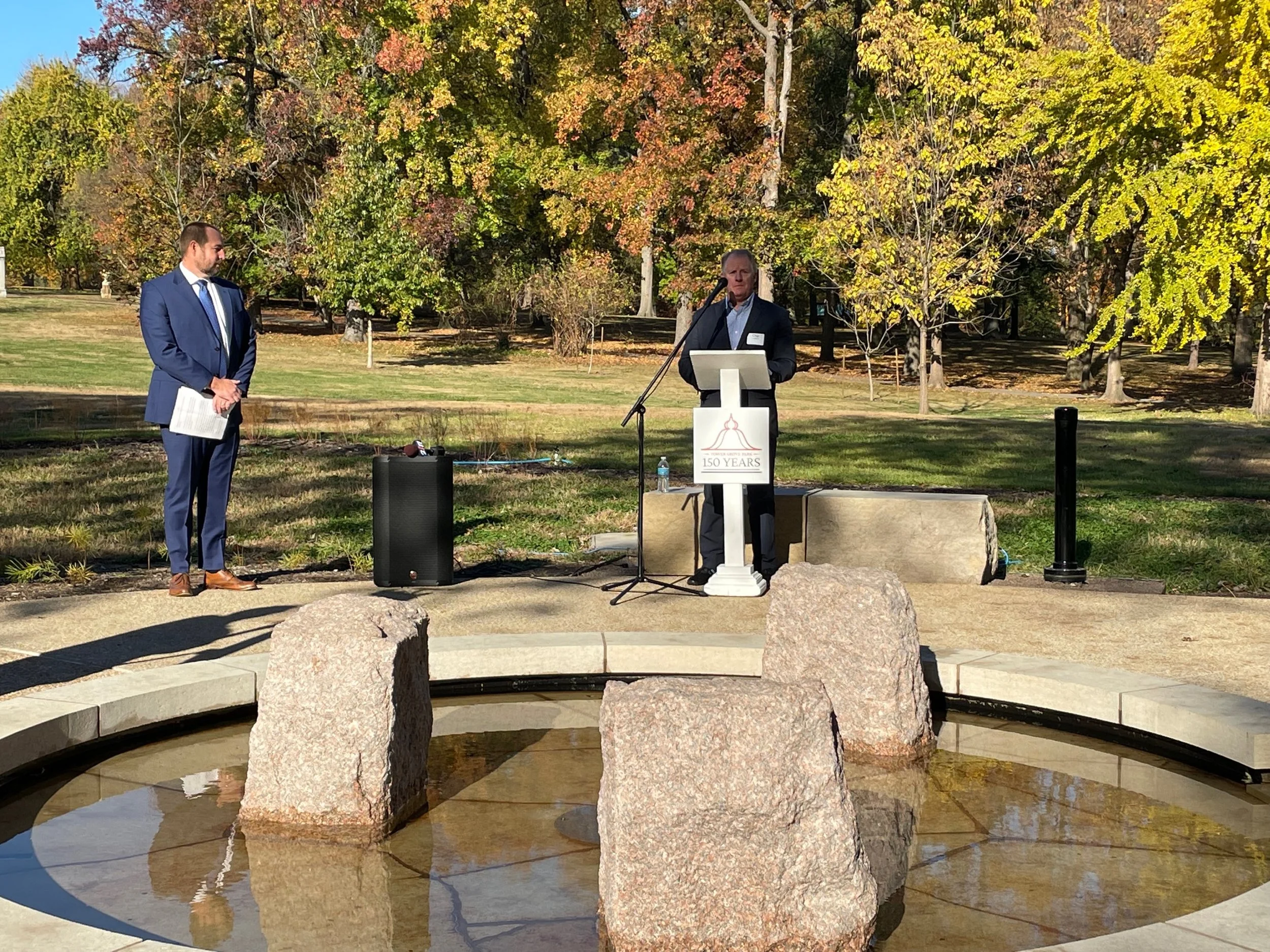 East Stream Nee Kee Nee Dedication Ceremony — Tower Grove Park