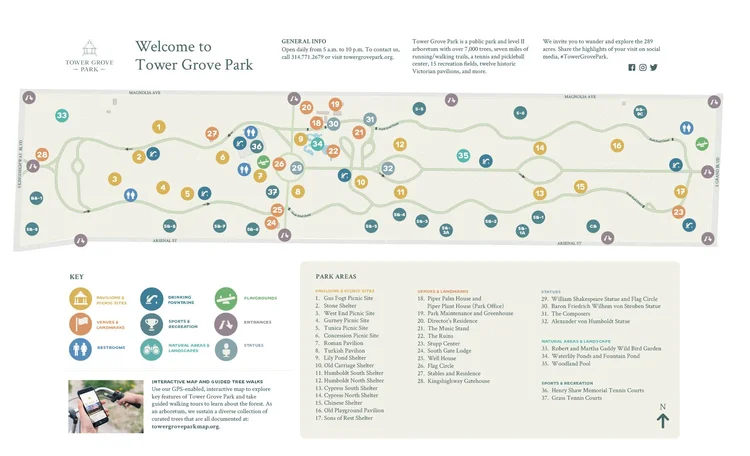 Park Map — Tower Grove Park