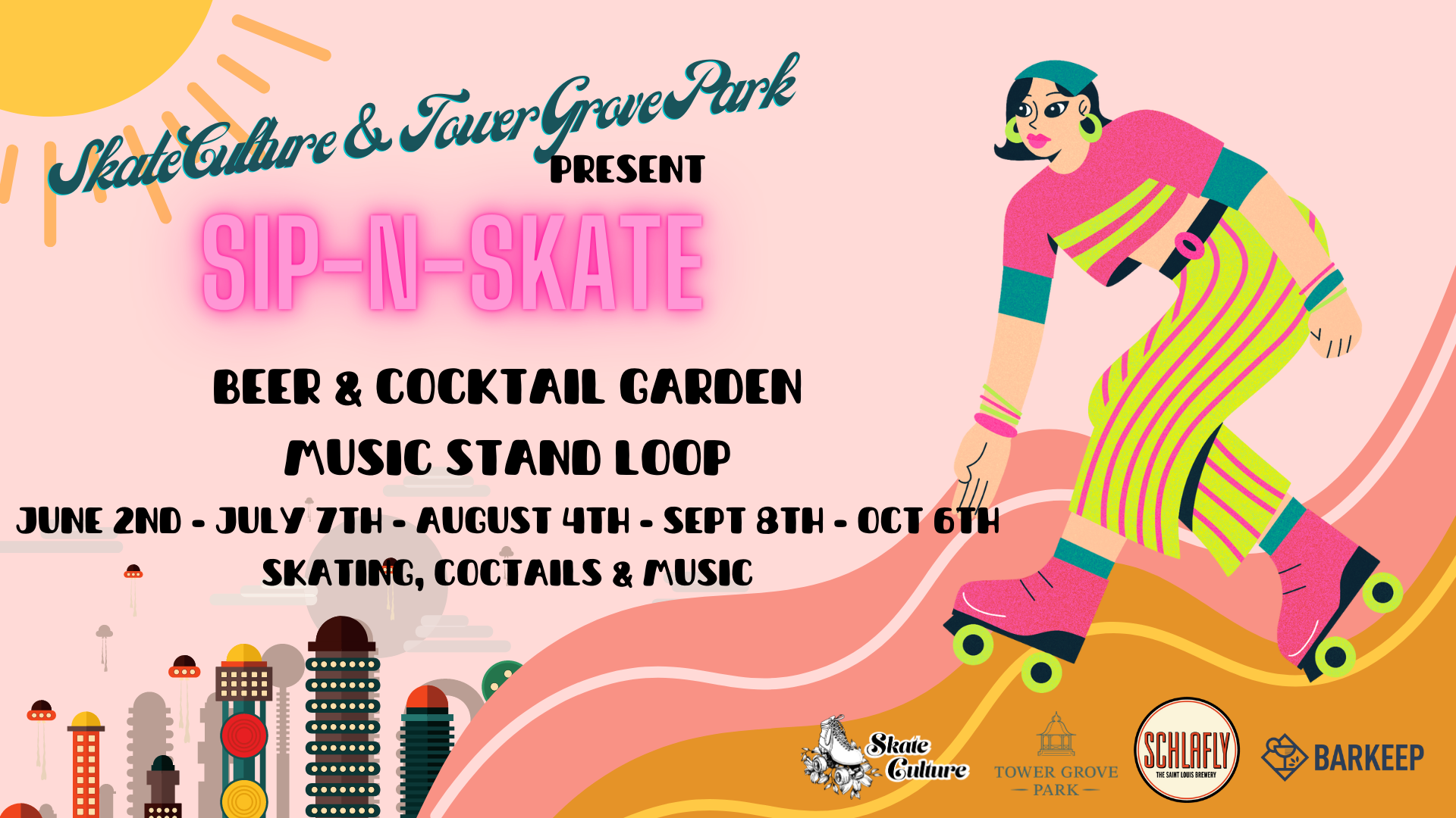 Sip and Skate at Tower Grove Park Beer and Cocktail Garden — Tower ...