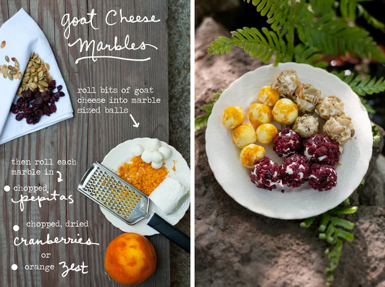 Goat Cheese Marbles — The Forest Feast