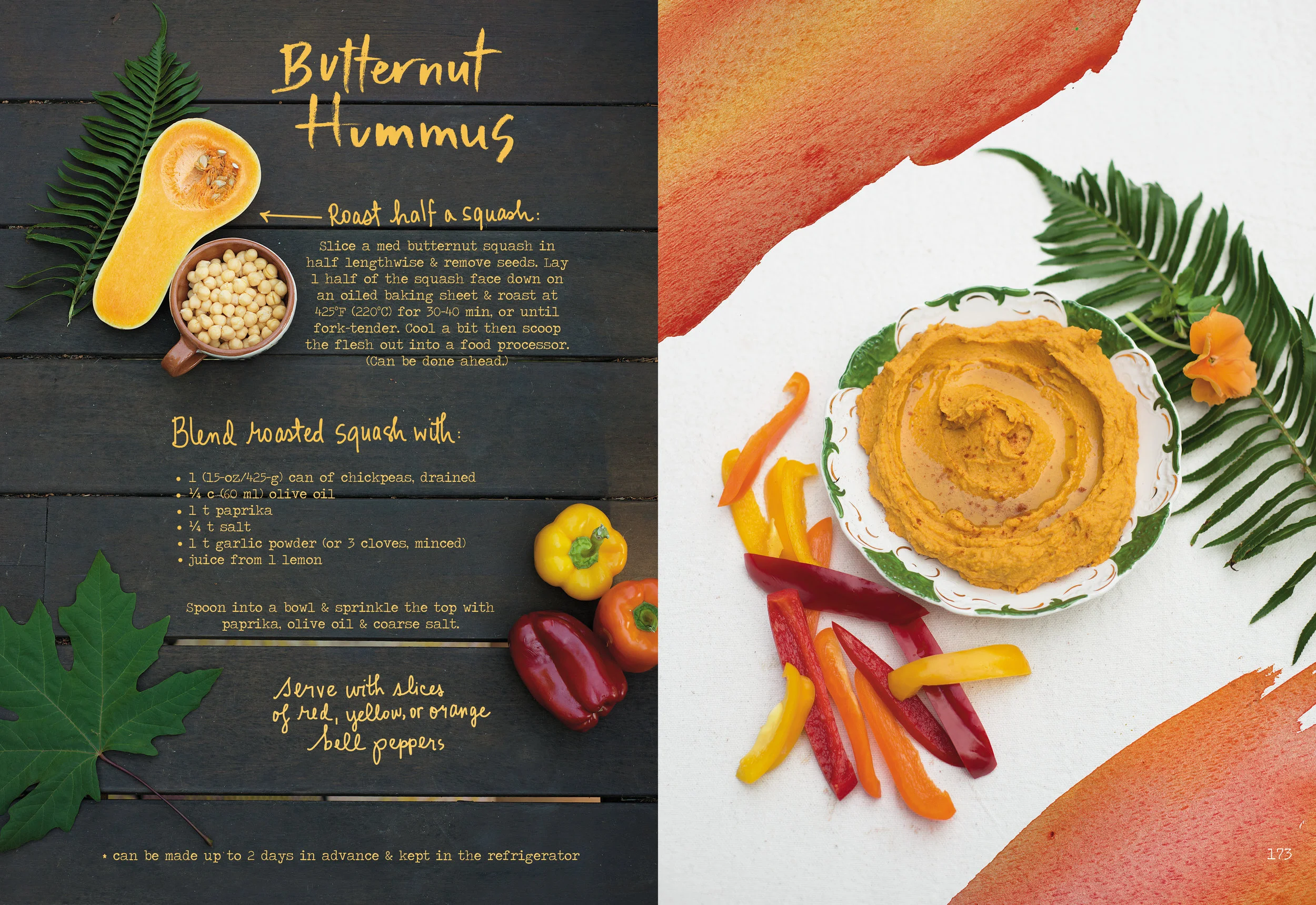 Thanksgiving Appetizers: Butternut Hummus & Deviled Eggs — The Forest Feast