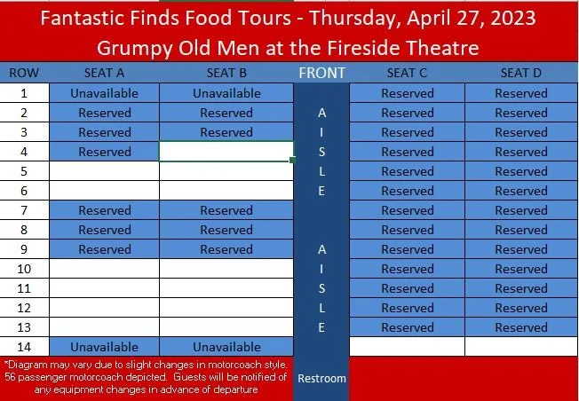 Ft Atkinson Fireside Theatre Seating Chart