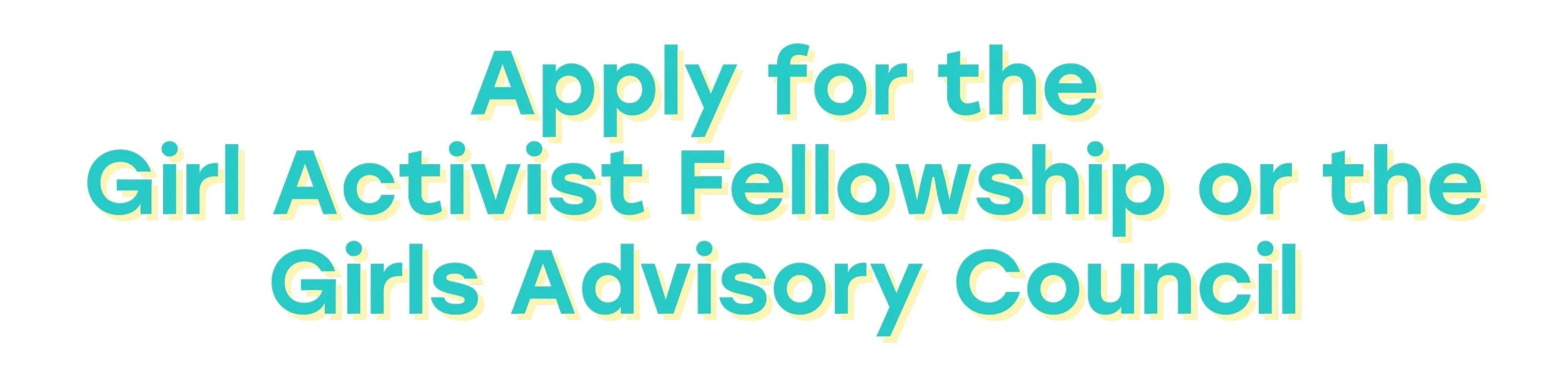 FOR GIRLS — She's the First