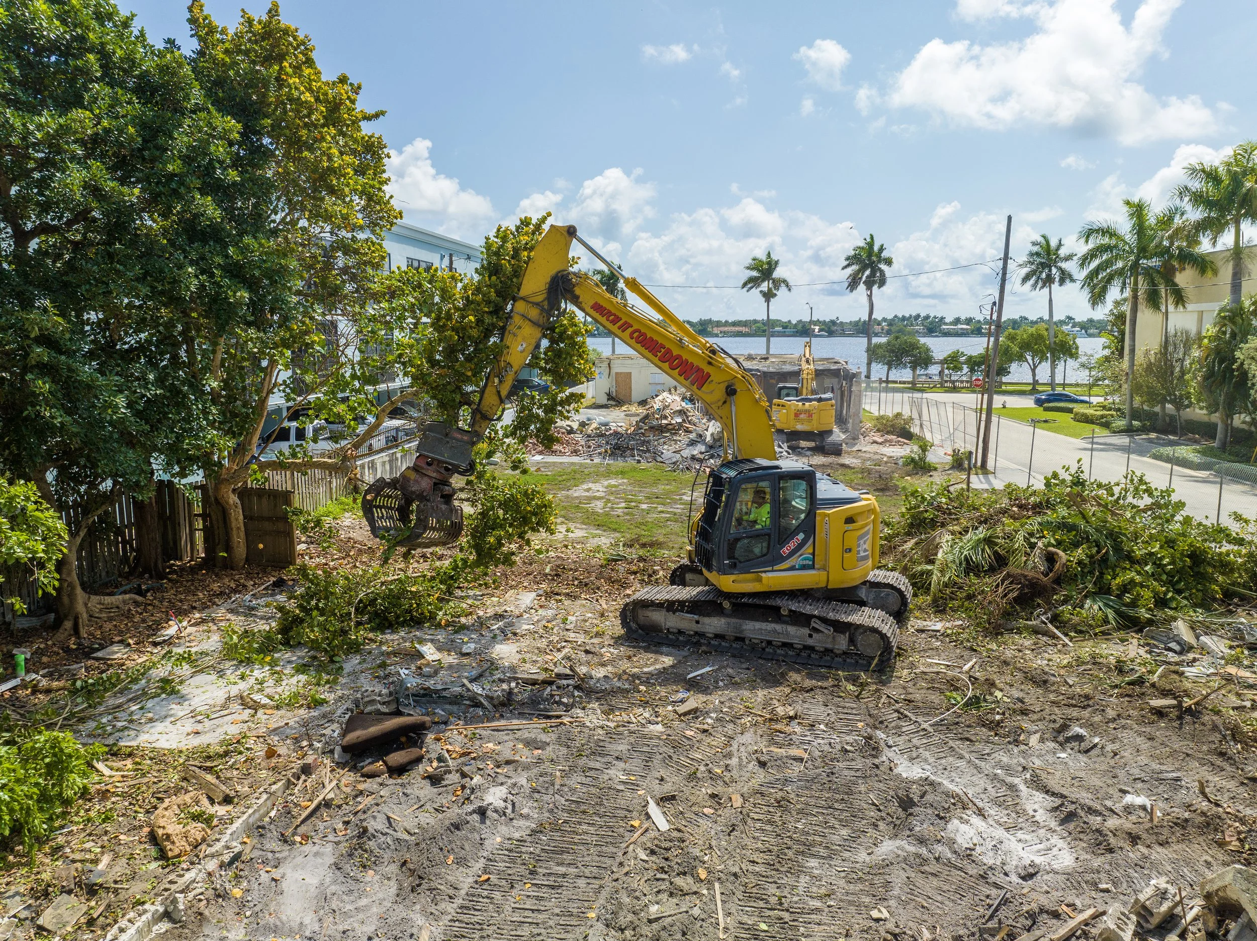 Demolition Underway At Future Waterfront Site of Olara In West Palm ...
