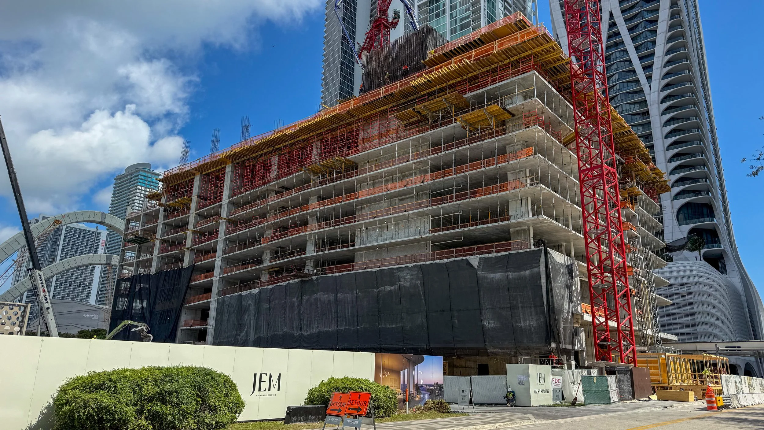 Naftali Group Tops Off Podium Level at JEM Private Residences in Miami ...