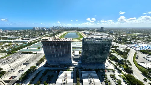 Oasis Hallandale Tops Out East Tower As Transformative 10-Acre Mixed ...