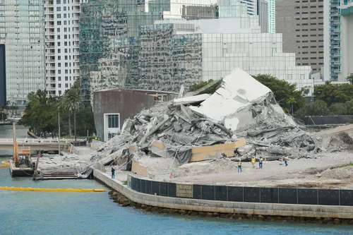 Swire Properties Implodes Mandarin Oriental Hotel on Brickell Key ...