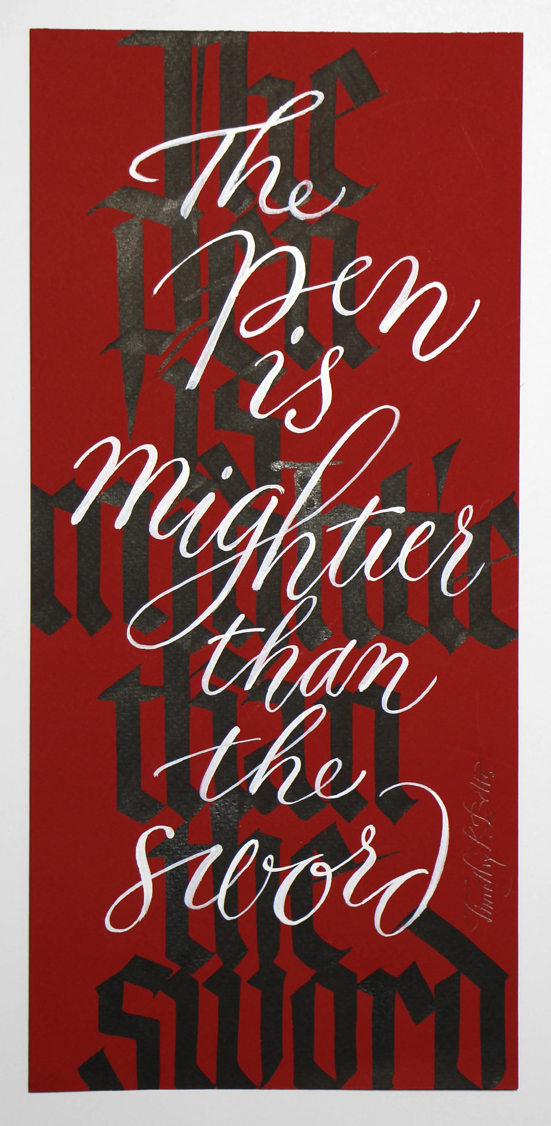 Gallery-40th Anniversary Art — Chicago Calligraphy Collective