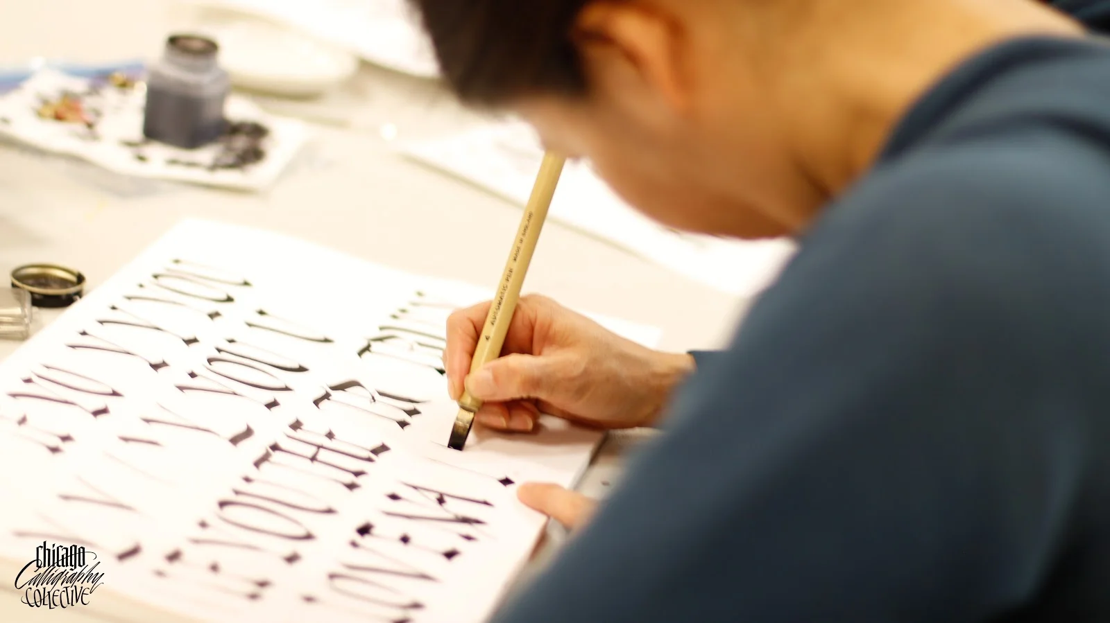 Photos of Past Workshops 2018 — Chicago Calligraphy Collective