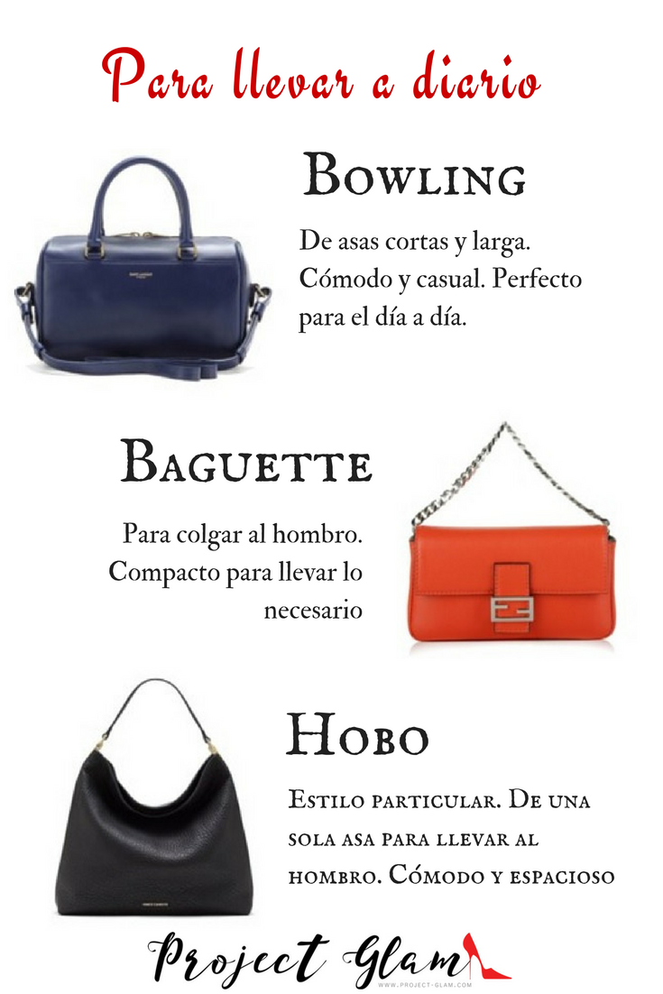 Bolsos y carteras de mujer según su uso — Project Glam