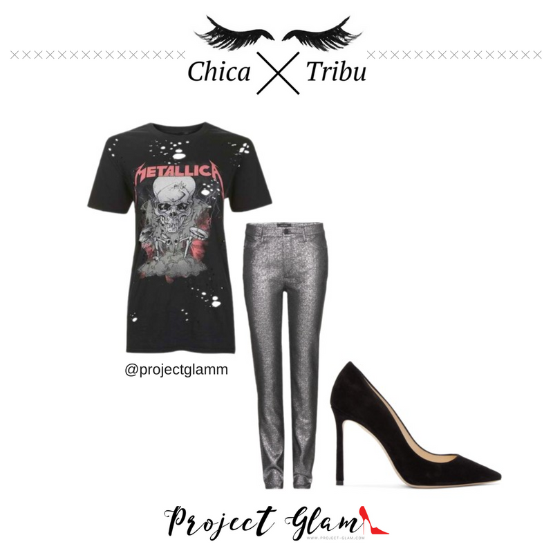 Deja que el metal se apodere de tu look — Project Glam