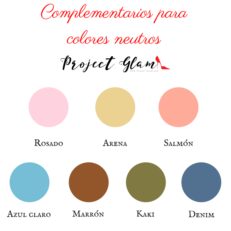¿Qué y cuáles son los colores neutros? — Project Glam
