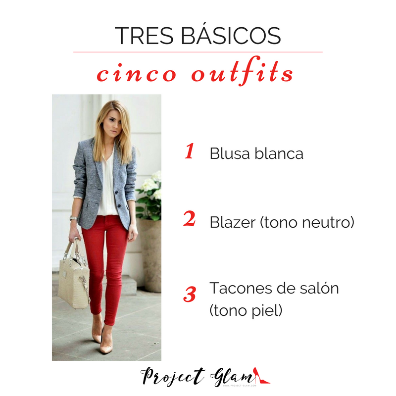 5 outfits con 3 prendas básicas — Project Glam