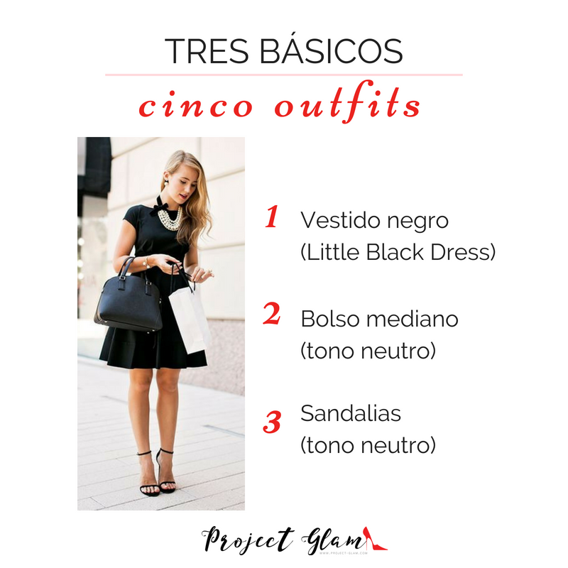 5 outfits con 3 prendas básicas — Project Glam