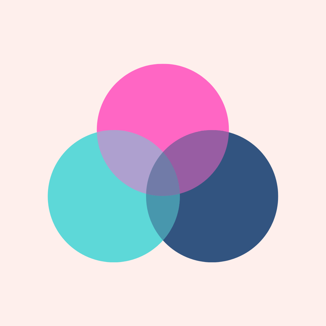 3 colores, 4 outfits: azul oscuro, azul claro y fucsia — Project Glam