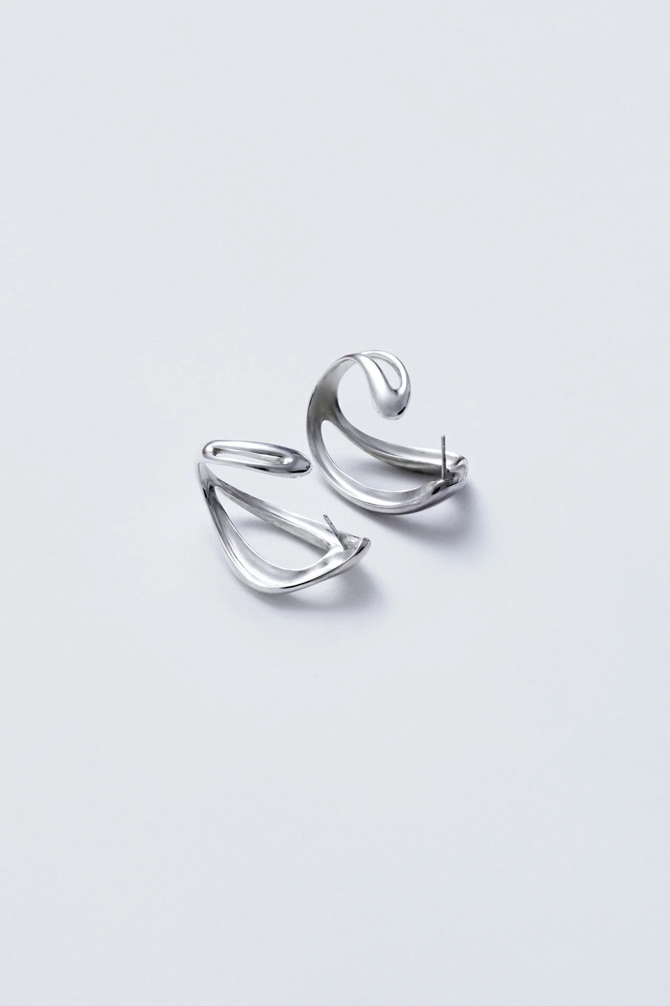 BEND earring - silver