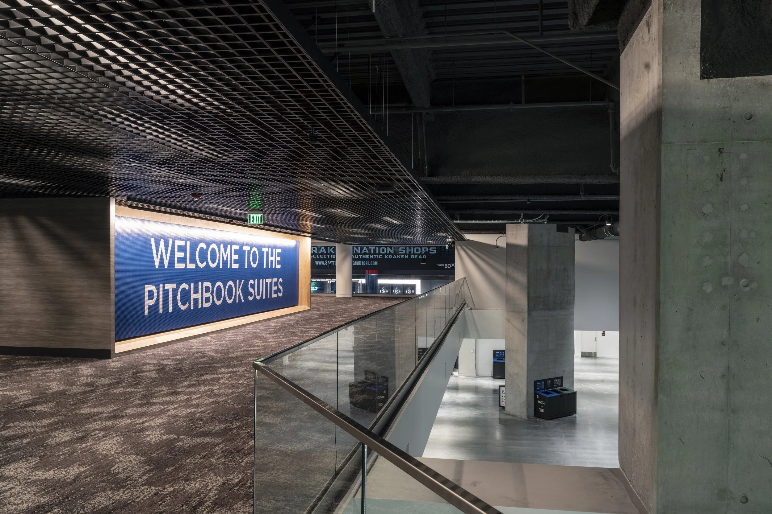 LAB at Rockwell Group — PitchBook Wall at Climate Pledge Arena