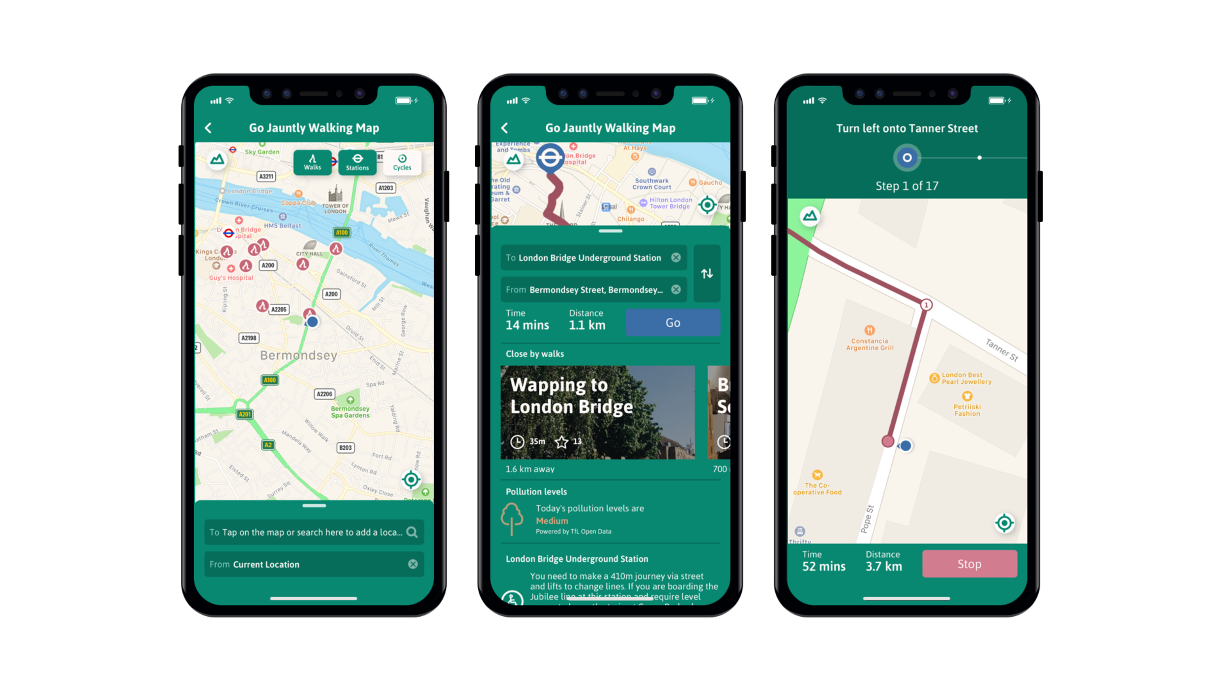 Walking app - Walking Tube Map — Go Jauntly