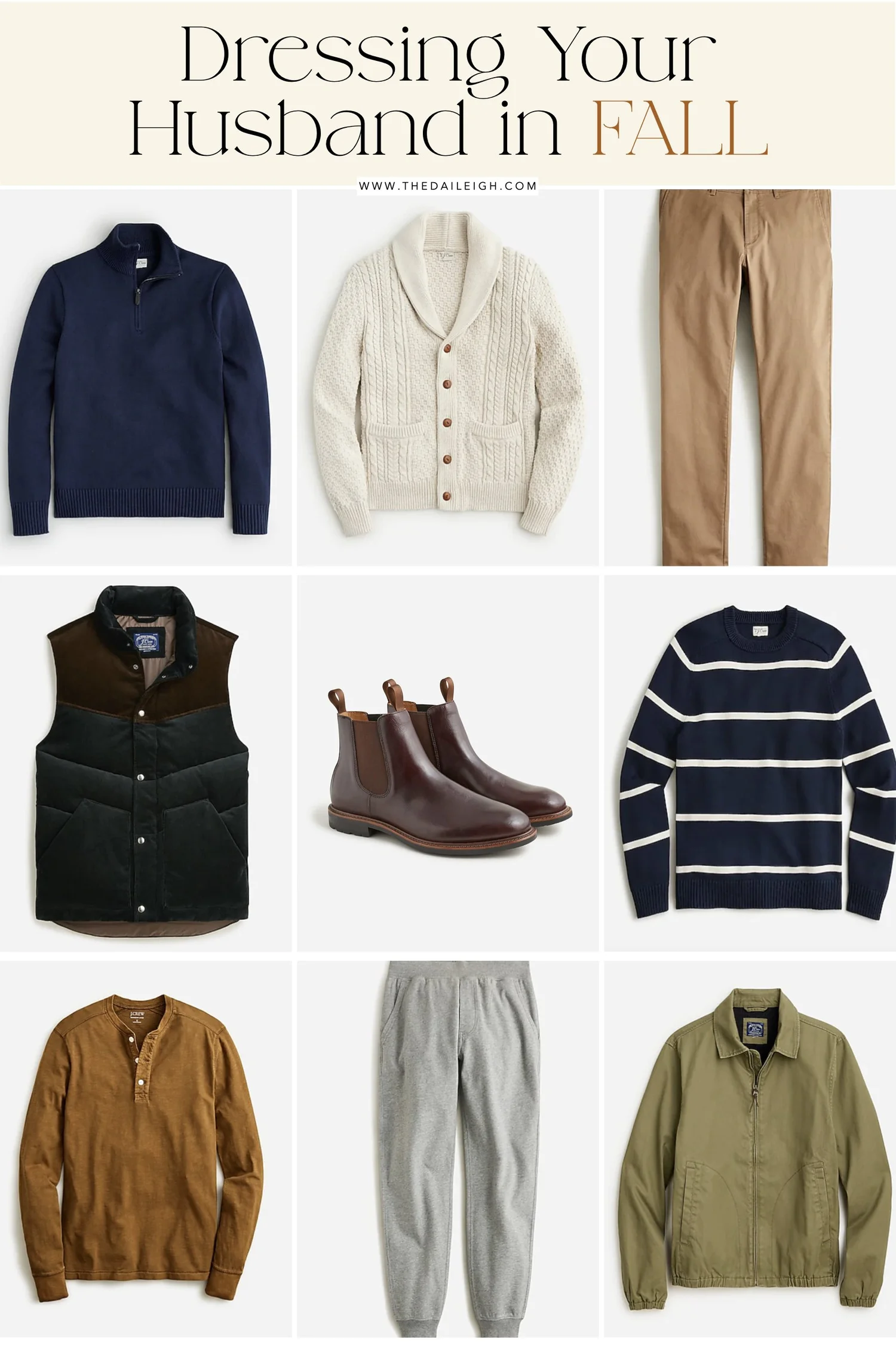 Dressing Your Husband Fall Style — The Daileigh