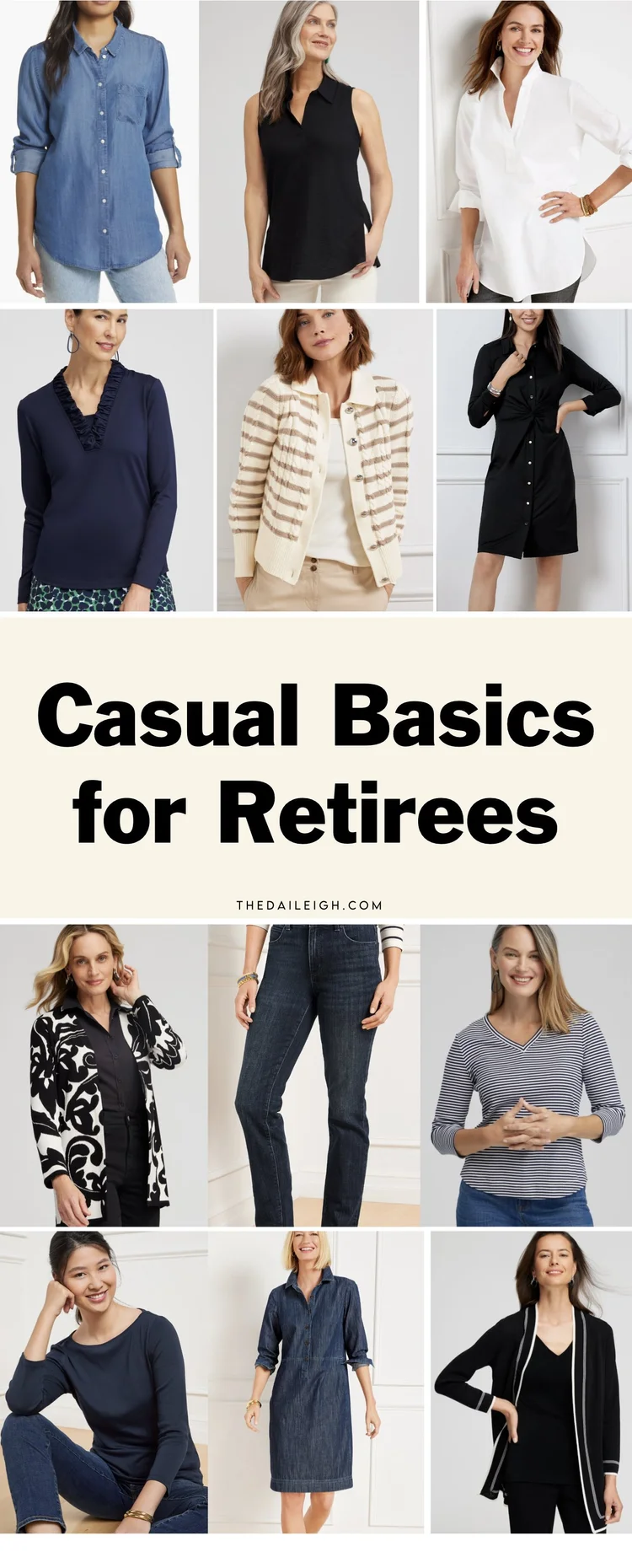 Casual Clothes for Retired Women — THE DAILEIGH