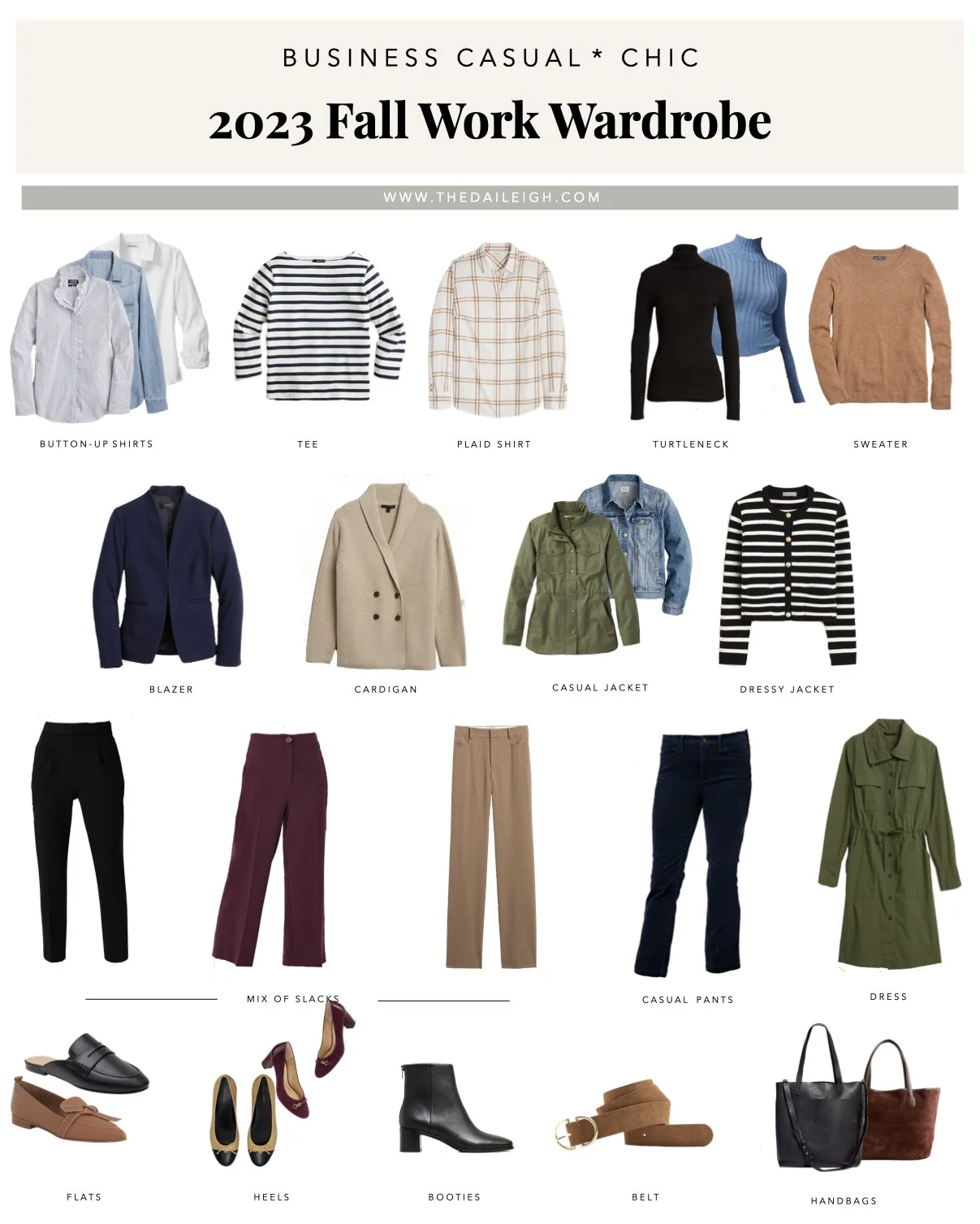 2023 Classic Fall Capsule Wardrobe for Women Over 40 — THE DAILEIGH