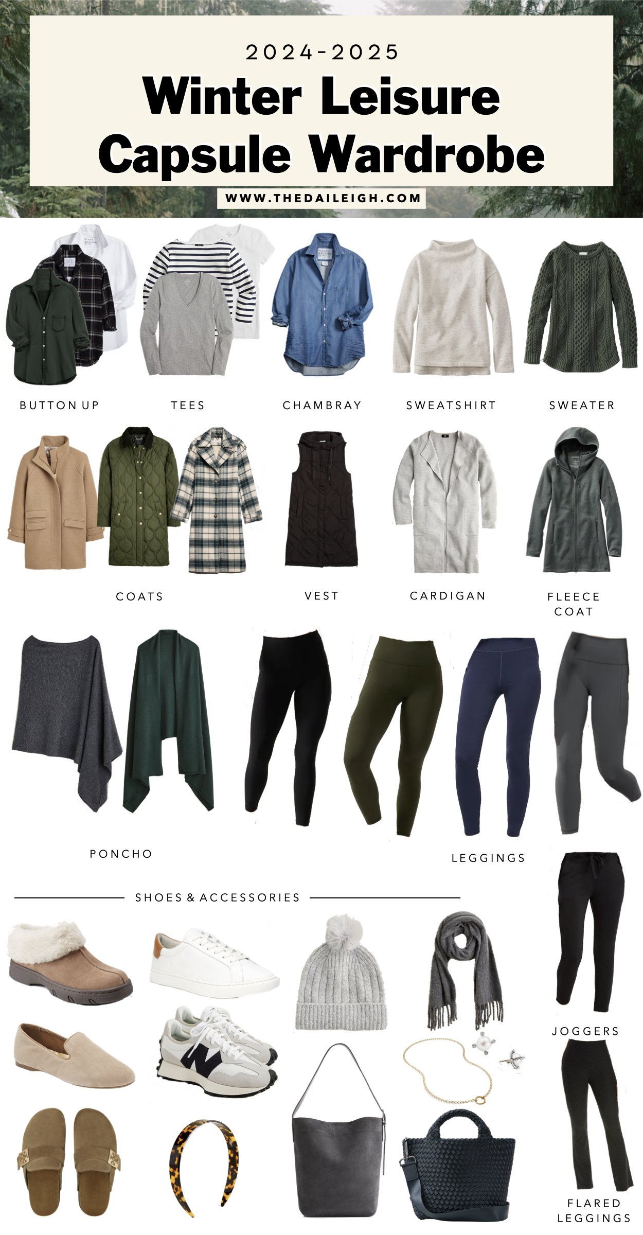Winter Leisure Capsule Wardrobe 2024-2025 — THE DAILEIGH