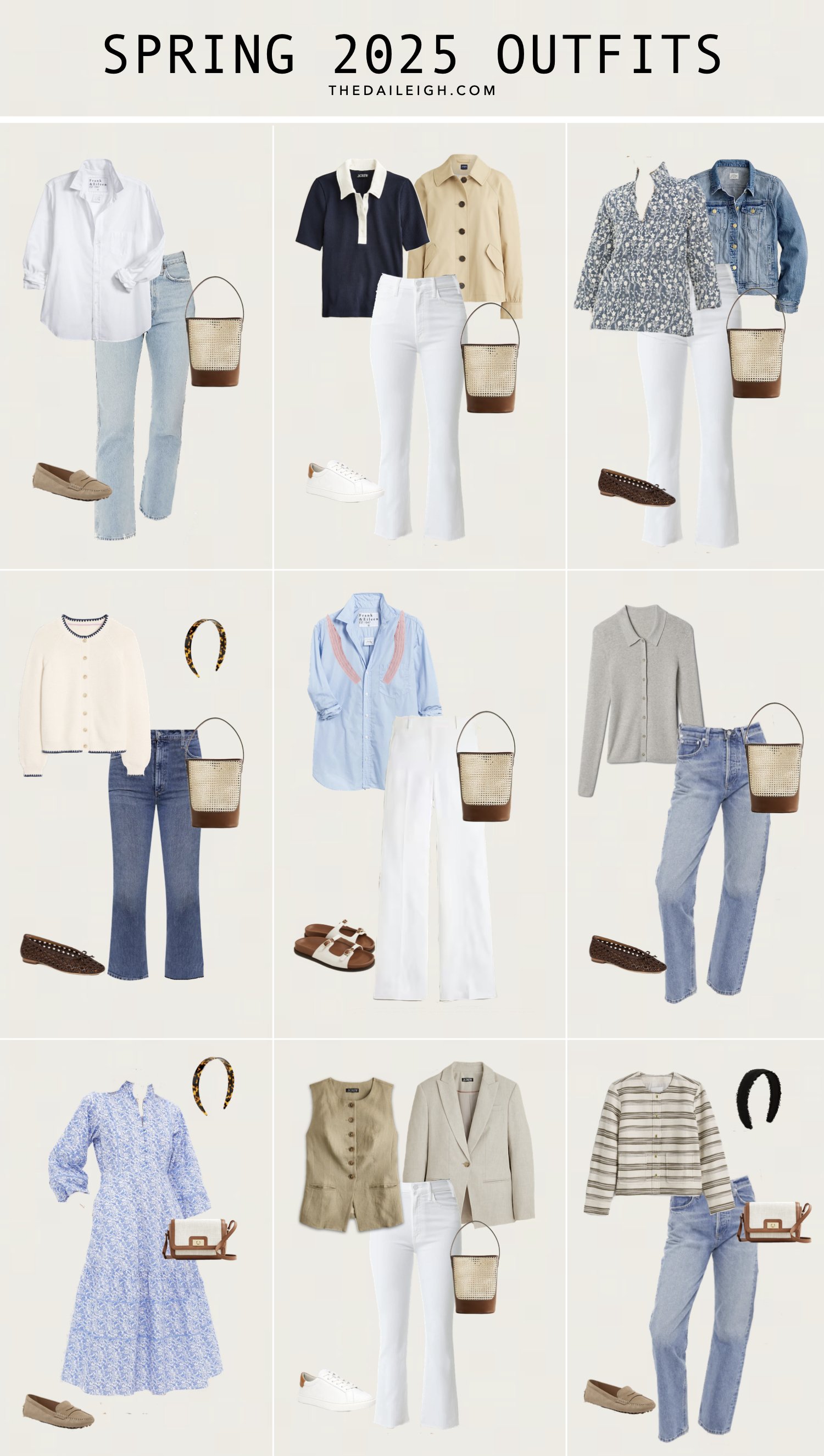 2025 Preppy Spring Capsule Wardrobe — THE DAILEIGH