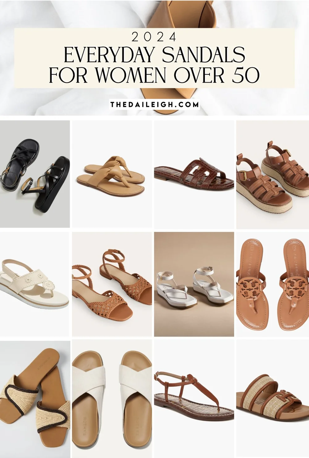 2024 Everyday Neutral Sandals for Spring and Summer — THE DAILEIGH