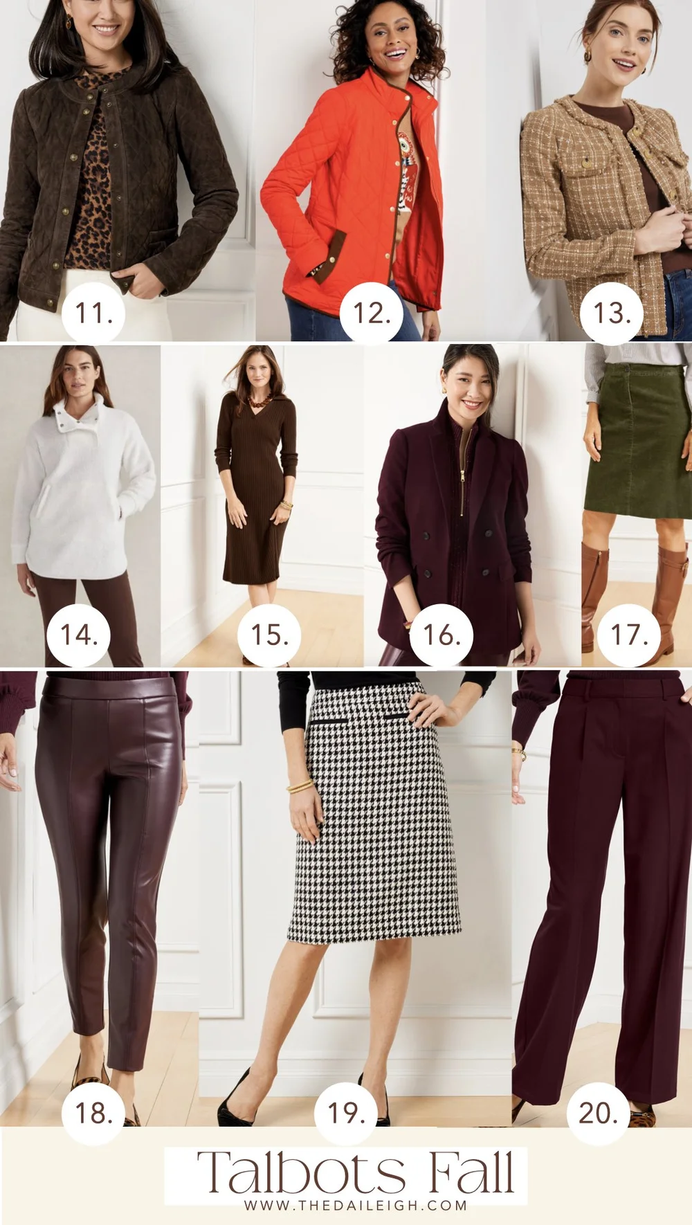 Talbots: Top 20 Fall Styles — THE DAILEIGH