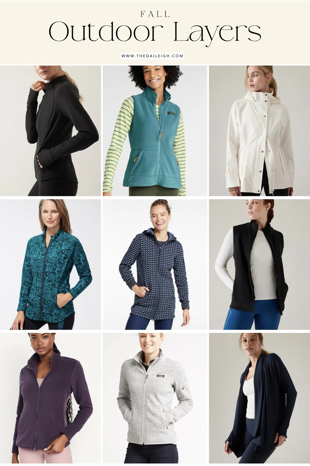 Fall Outdoor Layers — THE DAILEIGH