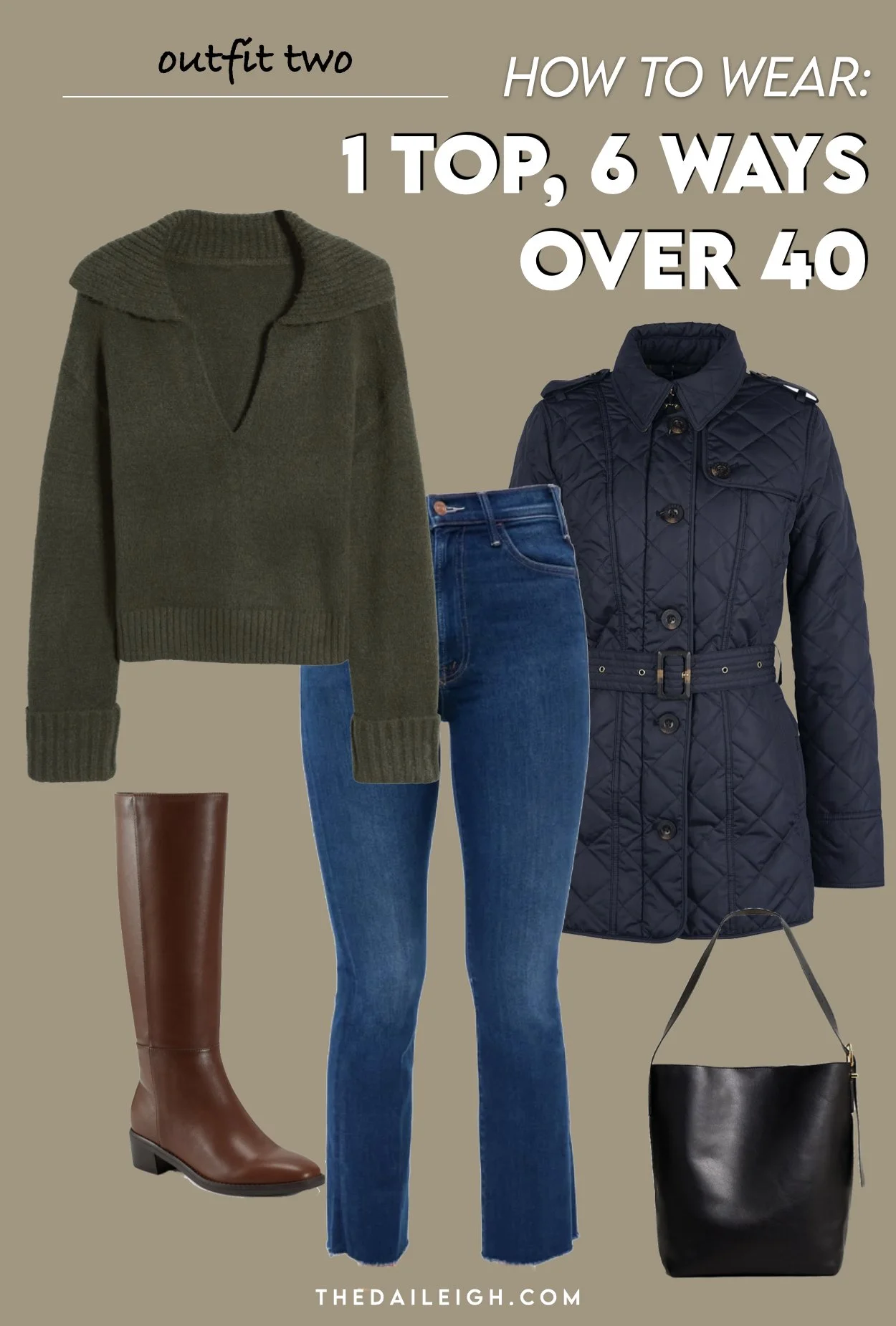 1 Top, 2 Bottoms, 6 Winter Outfits — THE DAILEIGH