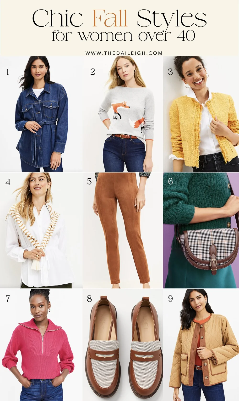 LOFT Fall Styles for Women Over 40 — THE DAILEIGH
