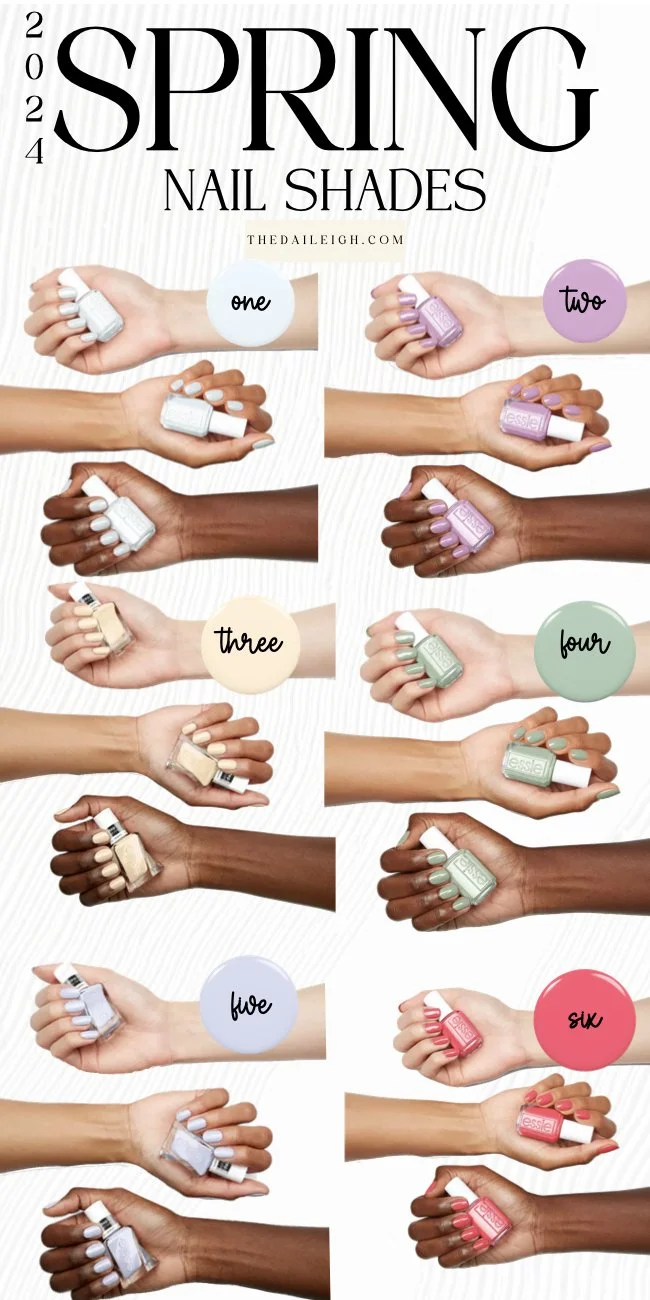 2024 Everyday Spring Nail Shades — THE DAILEIGH