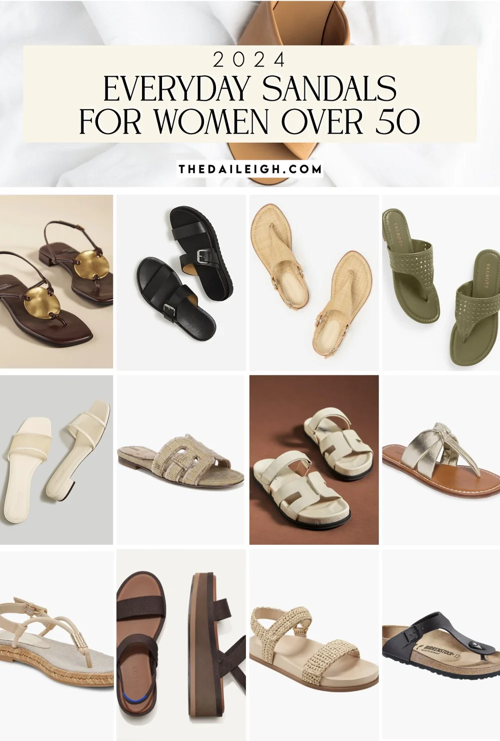 2024 Everyday Neutral Sandals for Spring and Summer — THE DAILEIGH