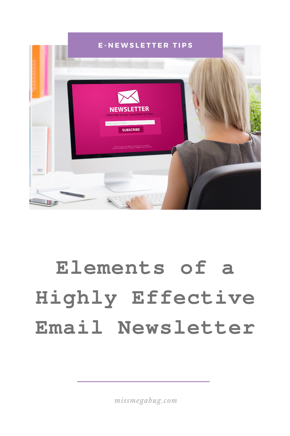 Elements of a Highly Effective Email Newsletter — Miss MegaBug