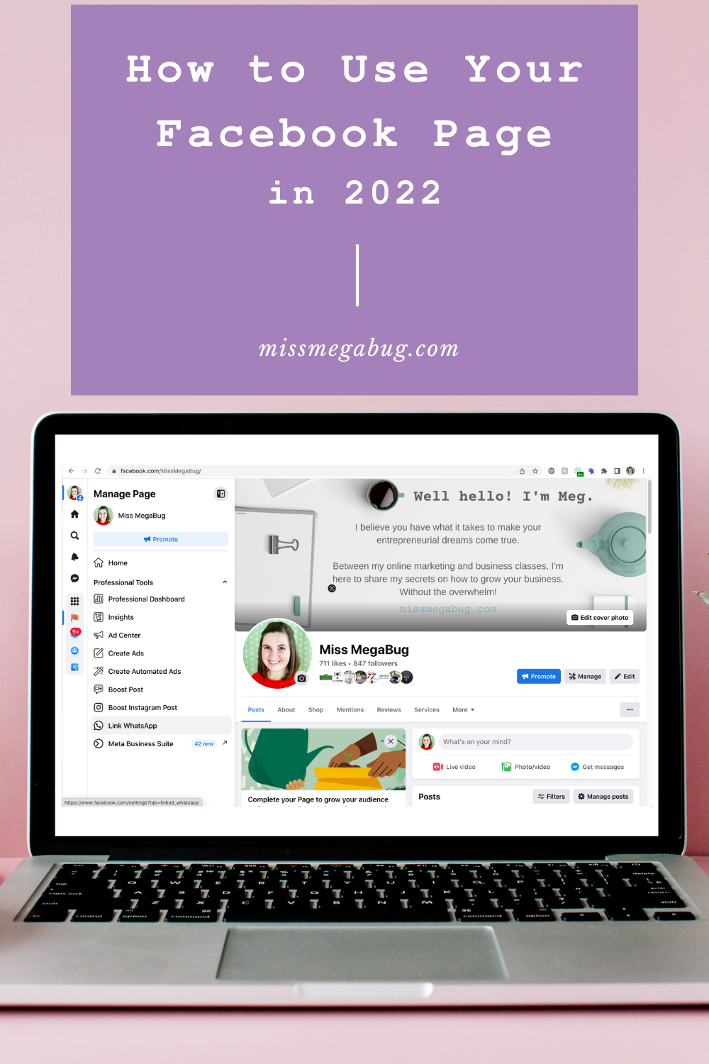 How to Use Your Facebook Page in 2022 — Miss MegaBug