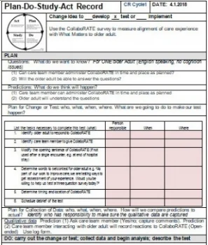 PDSA forms and PDSA practice — Informing Ecological Design