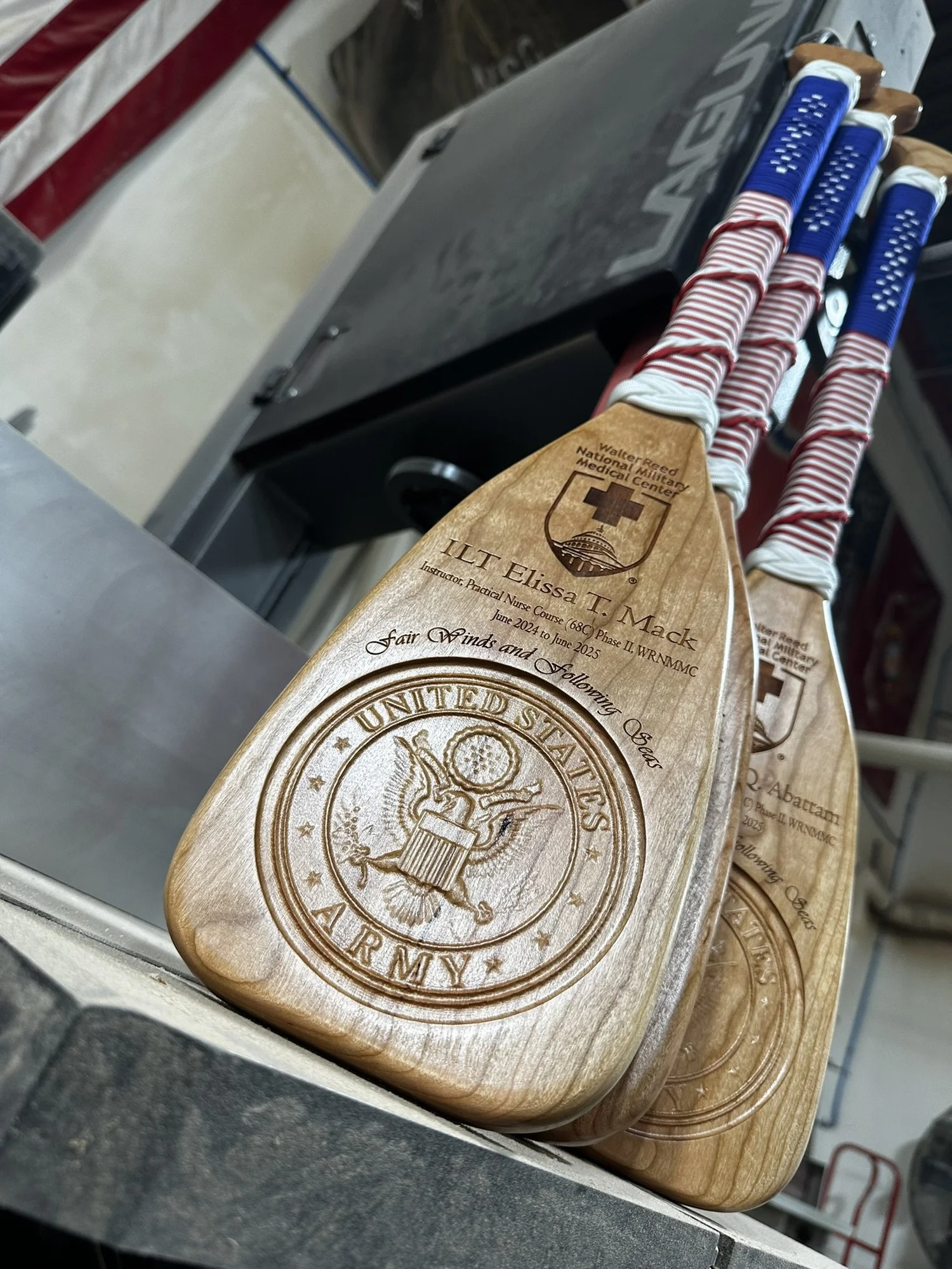 Paddles | Military Transfer Paddles — Knot Your Average Grain