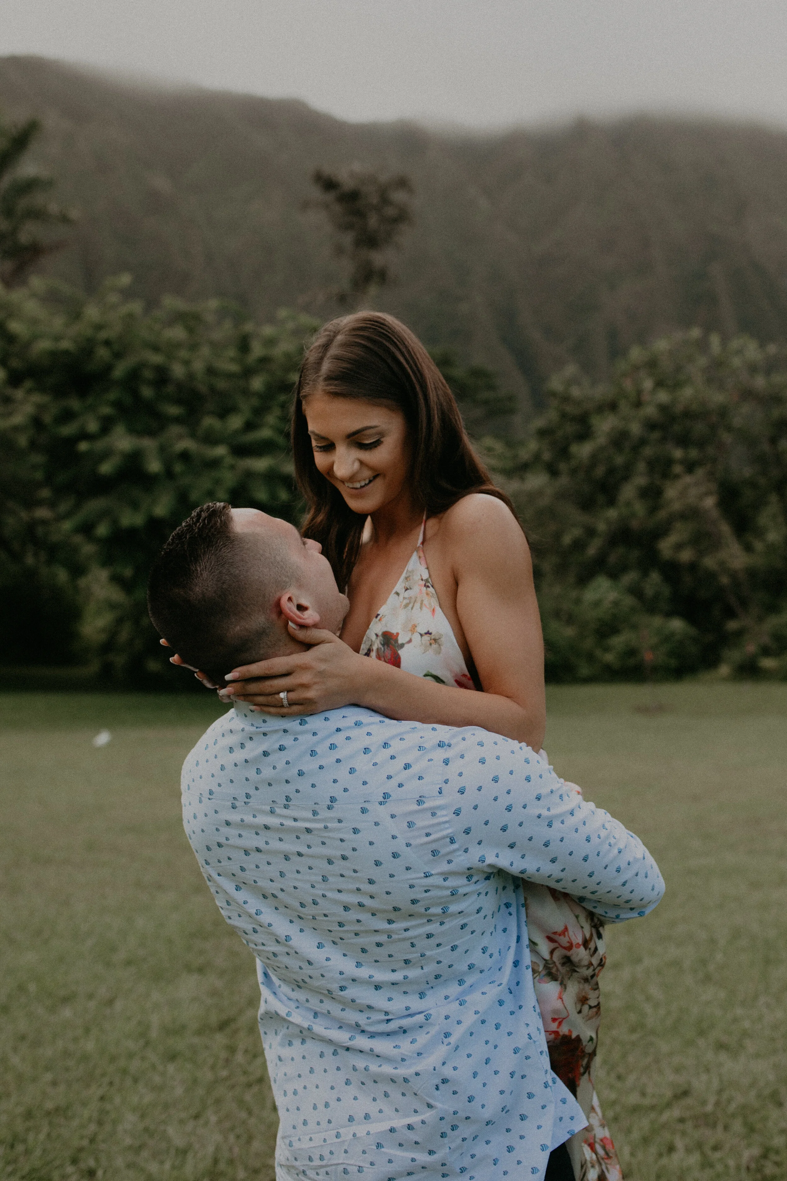 Melanie + Ty | Oahu Engagement Session | Hawaii Elopement Photographer ...