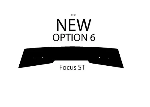 Ford Focus ST Rear Spoiler Extension — VEGA MOTORWORKS