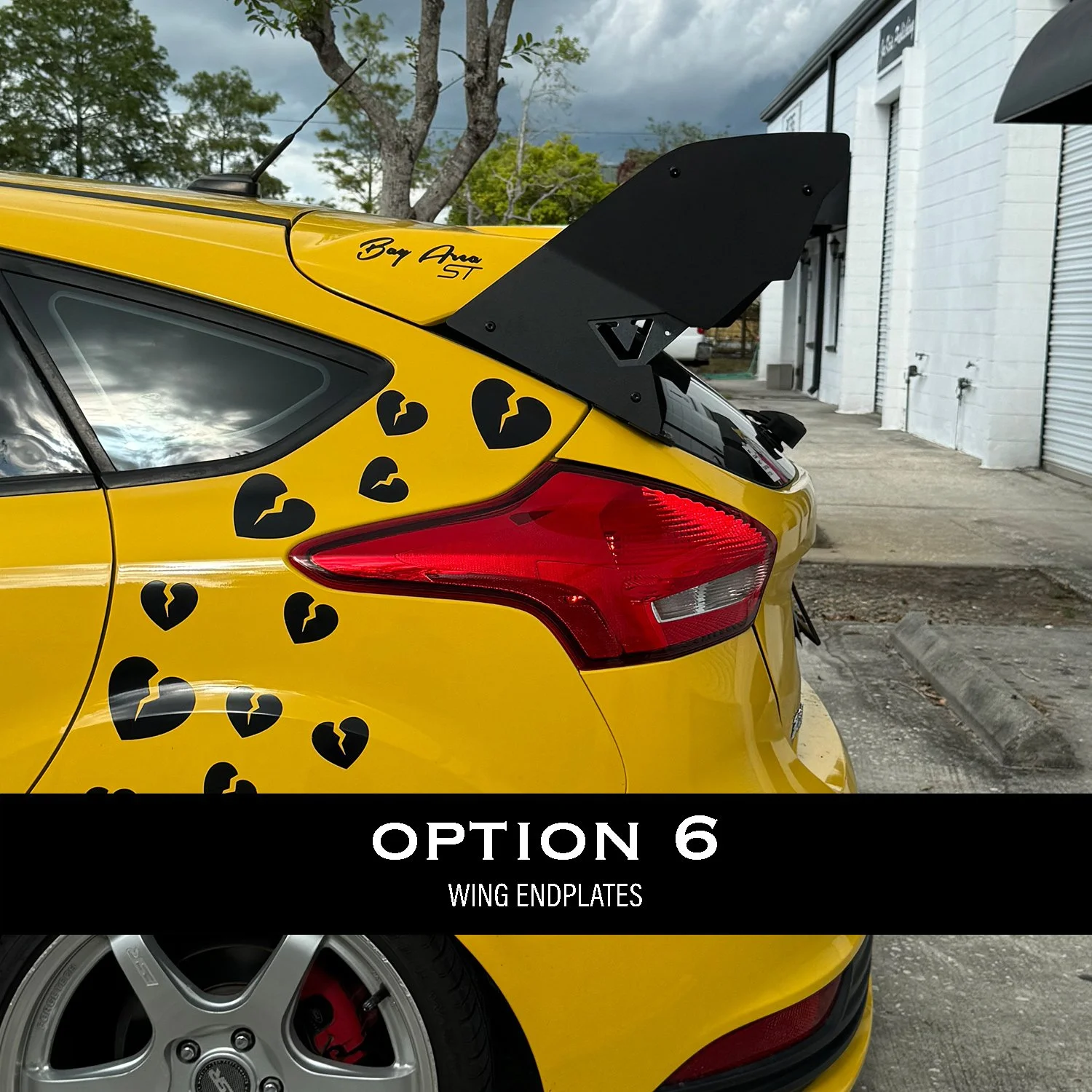 Ford Focus Hatch Mounted Wing Spoiler — VEGA MOTORWORKS