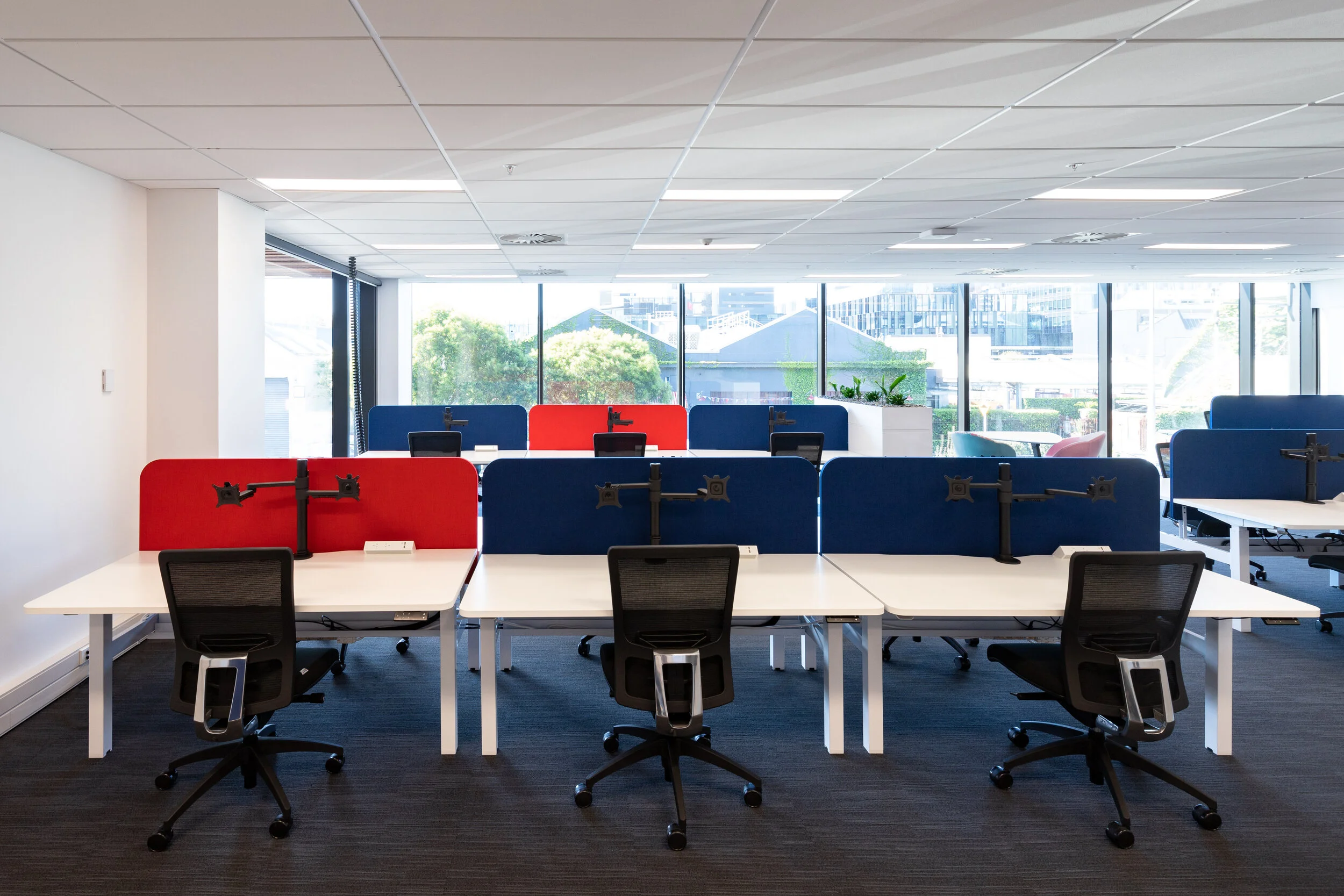 Frameless Desk Mounted Screens - System 25 | SpaceSpace NZ