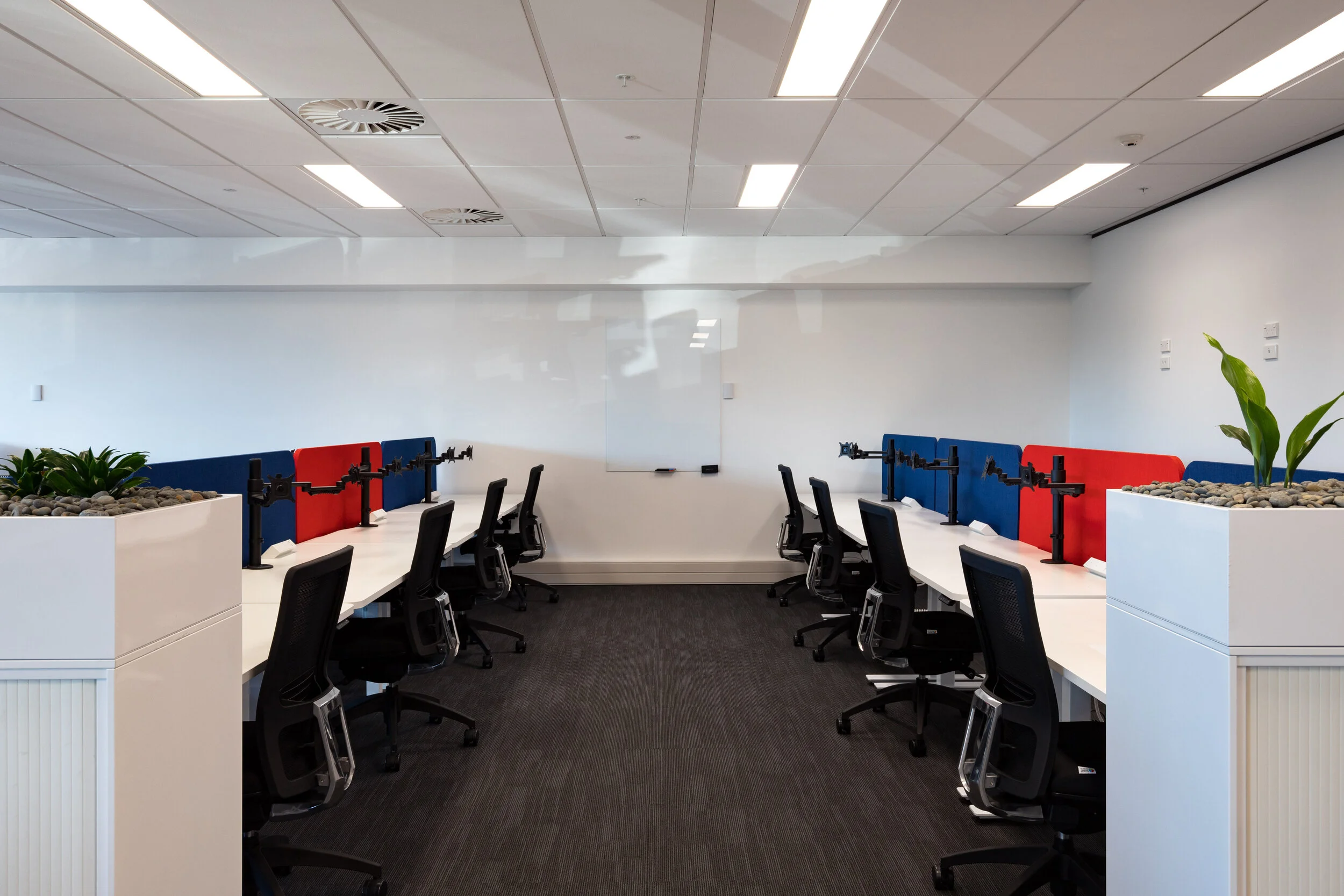 Frameless Desk Mounted Screens - System 25 | SpaceSpace NZ
