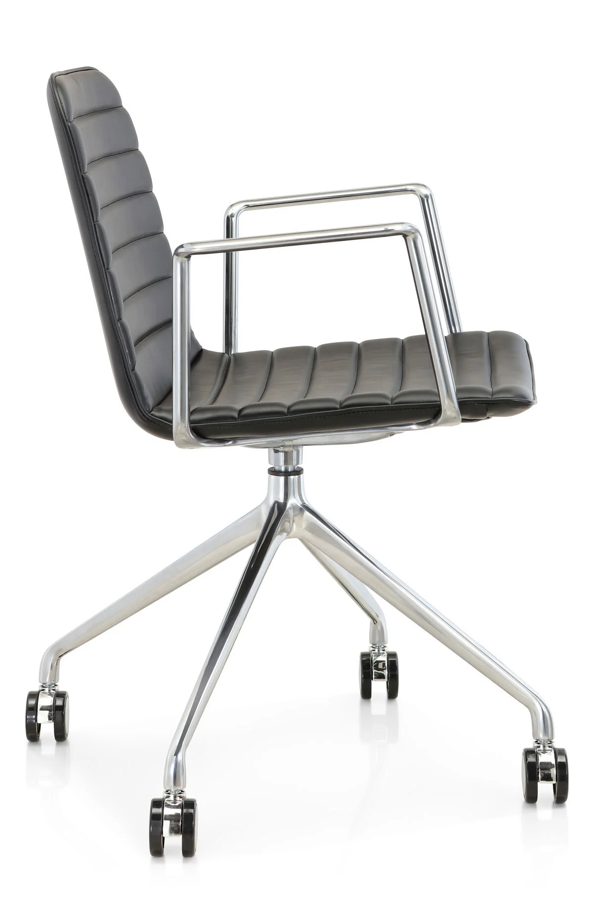 Upholstered Meeting Room Chairs | 4 Way Swivel Chair