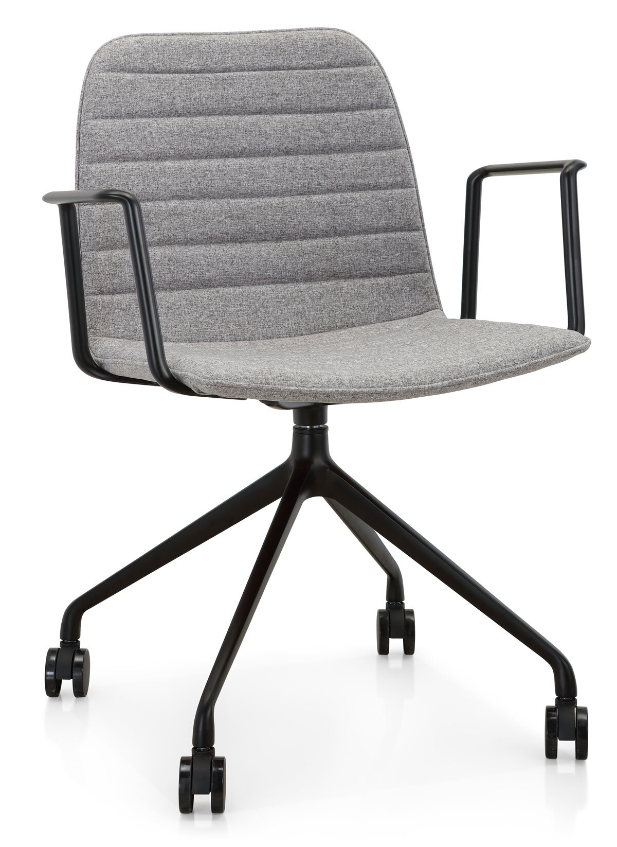 Upholstered Meeting Room Chairs | 4 Way Swivel Chair