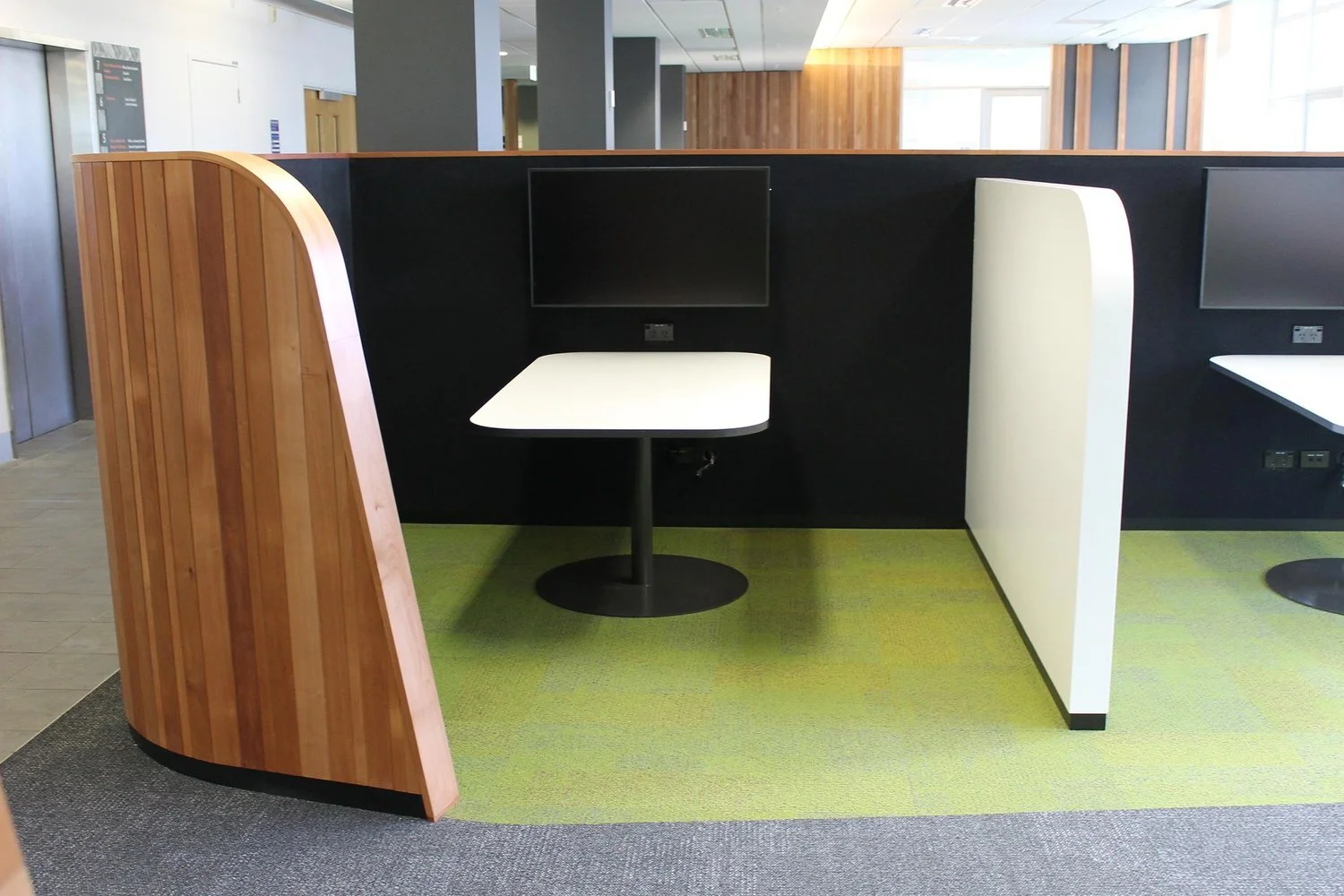 Built-in desk power outlets | SmartSpace Workplace Solutions