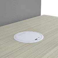 Built-in desk power outlets | SmartSpace Workplace Solutions