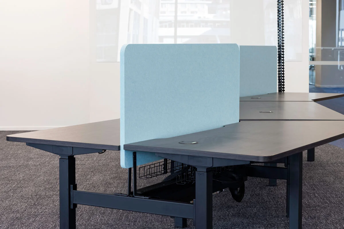 Frameless Desk Mounted Screens - System 25 | SpaceSpace NZ