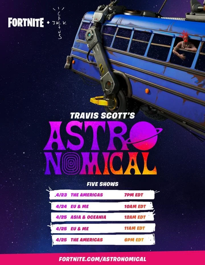 Travis Scott, Kid Cudi - THE SCOTTS - Fortnite Astronomical Event ...